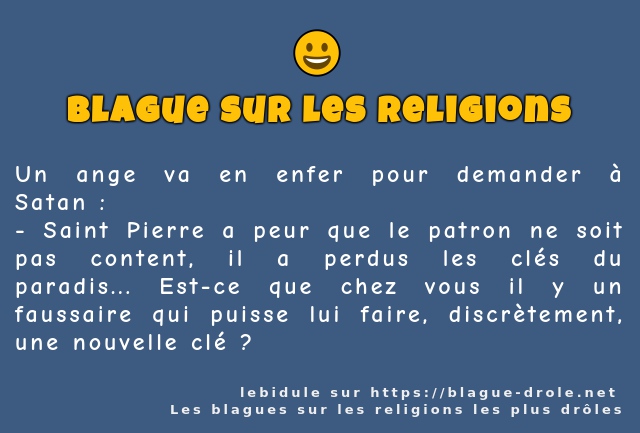 Les blagues sur les religions les plus drôles - Blague Drole 😁