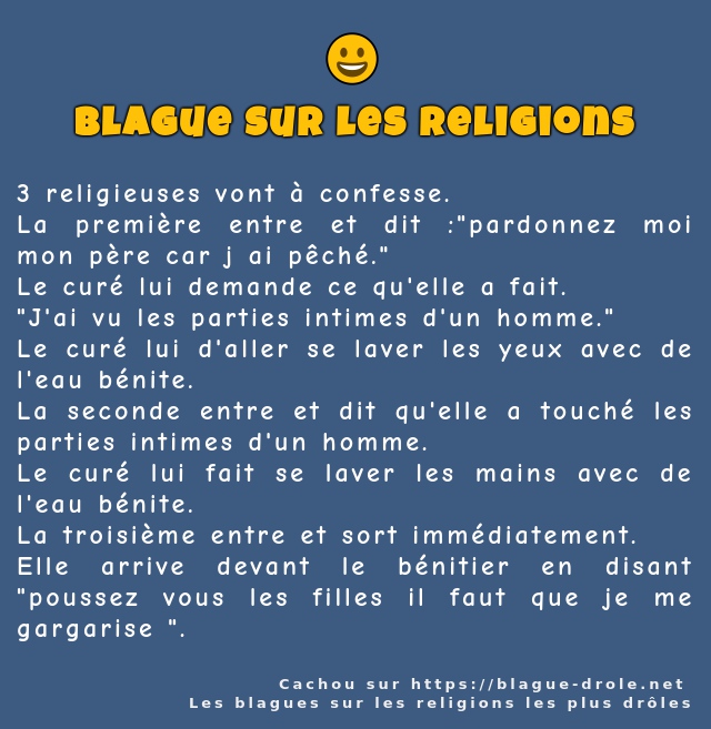 Les blagues sur les religions les plus drôles - Blague Drole 😁